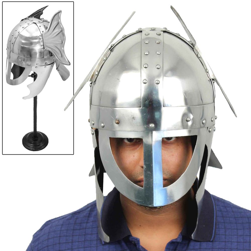 Messenger Winged Hermes God of Mercury Medieval Helmet Armor