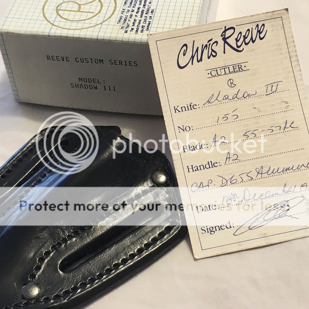 CHRIS REEVE knife SHADOW III , N #155 South Africa , CR - DAGGER ...