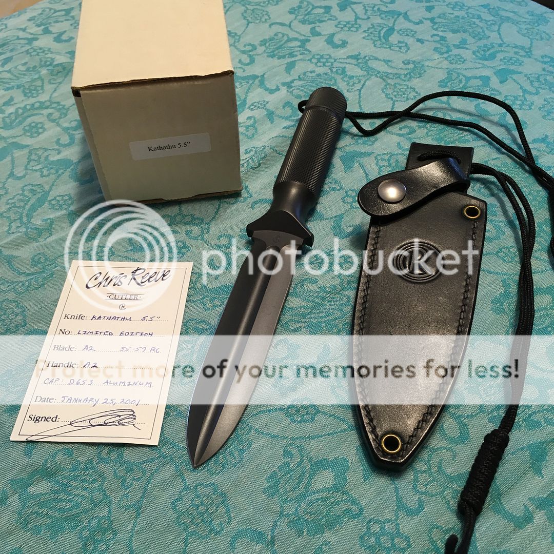 Review - SALE :$4000 Extremely Rare Chris Reeve Kathathu Dagger 1 of ...